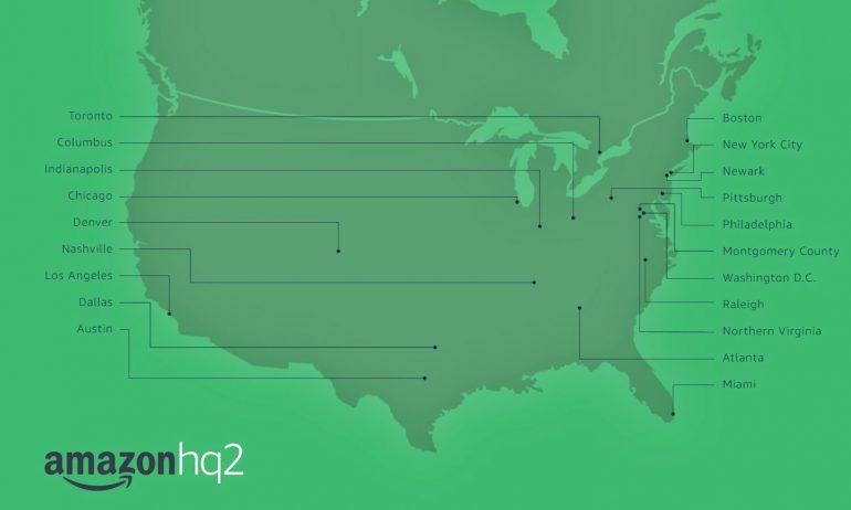Amazon Reveals Top 20 HQ2 Finalist, the Key Factors in Influencing ...