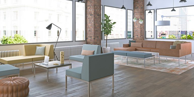 Modular Seating That Transitions From Healthcare To Office Life