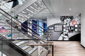 This Playful Toronto Office Features Building Block Stairs And A Toy Lab
