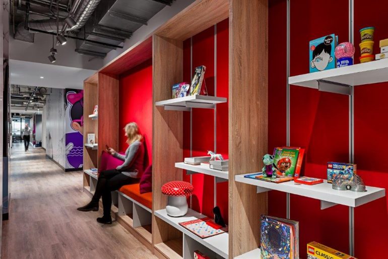 This Playful Toronto Office Features Building Block Stairs And A Toy Lab