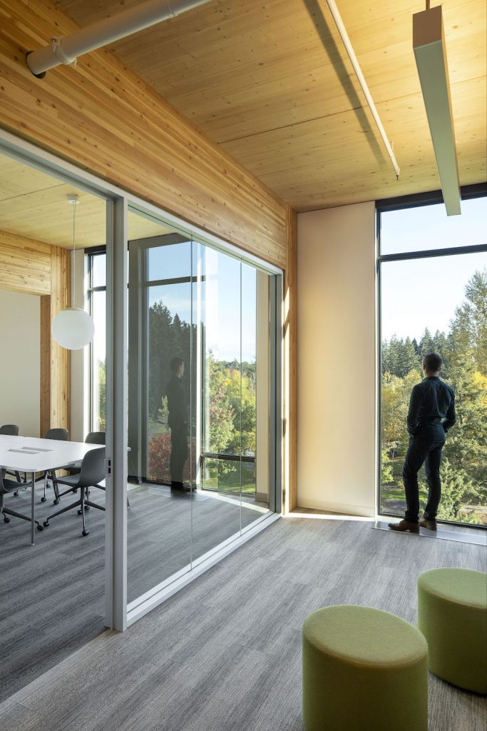 Promoting Workplace Health and Wellness with Mass Timber Design Elements