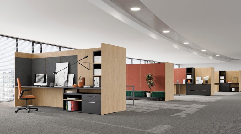 Create Private Offices Without Doors or Walls Using MOS Tall by Three H