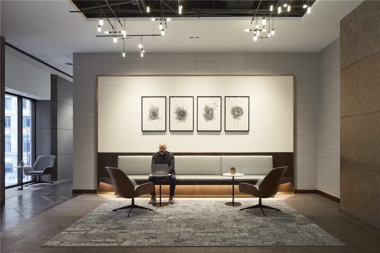 Stantec Modernizes The 70 West Madison Amenities Space in Chicago