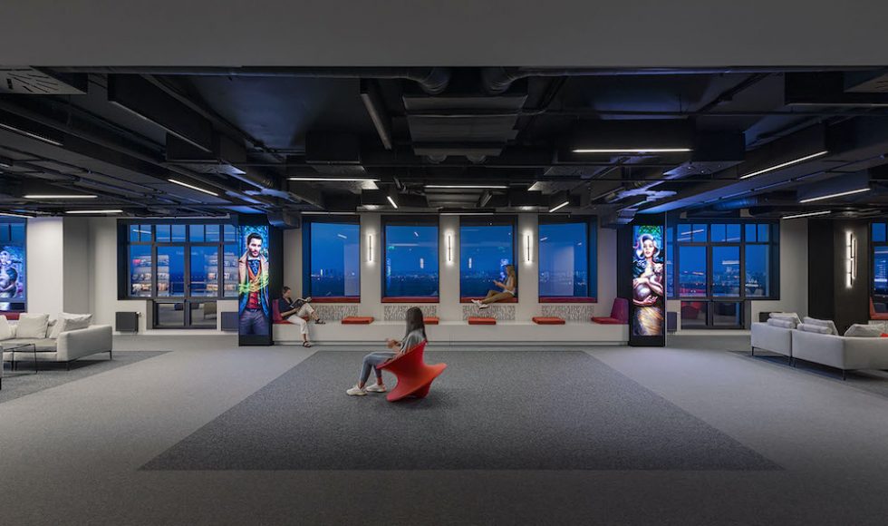 AB Games By Bolshakova Interiors: A Sophisticated and Colorful Kyiv HQ