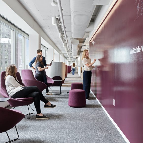 Step Inside Mazars’ Agile NYC Workplace By Ted Moudis Associates