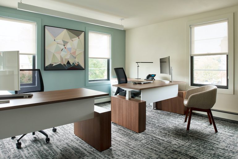 B. Garcia Designs 1920’s Victorian Home Transformed Into Modern Office