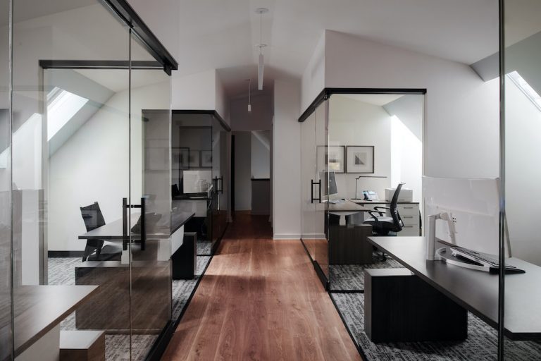 B. Garcia Designs 1920’s Victorian Home Transformed Into Modern Office