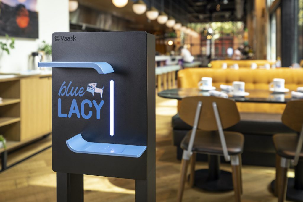 Touchless Hand Sanitizing Fixture by Vaask - Work Design Magazine