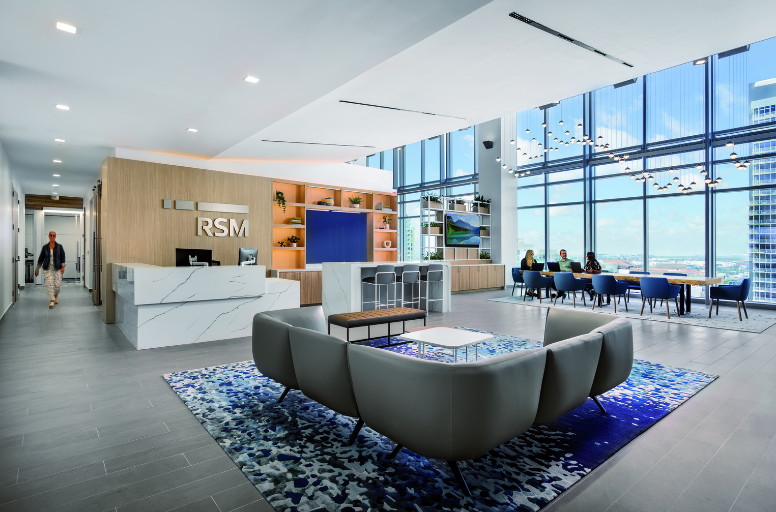 Tour RSM's Hybrid Workspace in Fort Lauderdale Designed by Shive ...