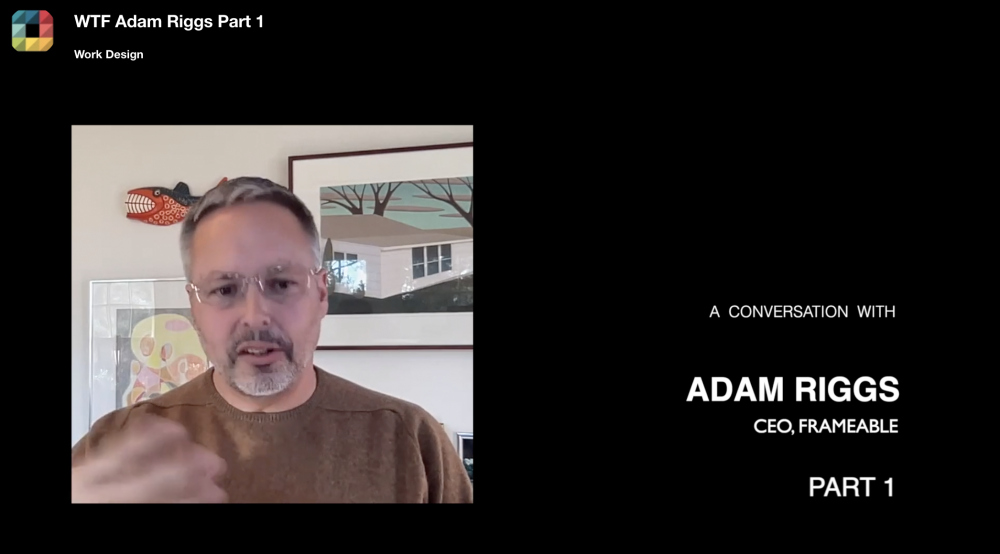 The Technology Perspective with Adam Riggs Episode 9.1 - Work Design ...